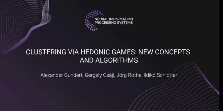 Clustering Via Hedonic Games - by Gergely Csáji - Közgazdaság- és ...